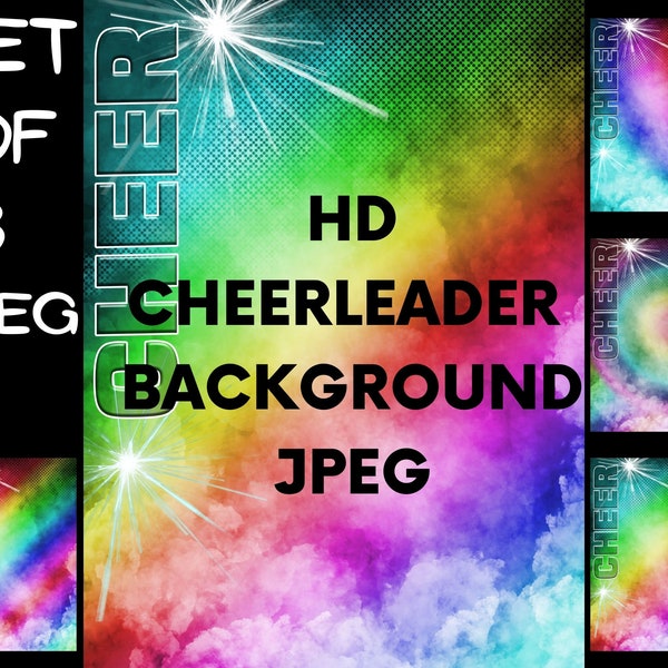 Cheerleading Background Backdrop - Etsy