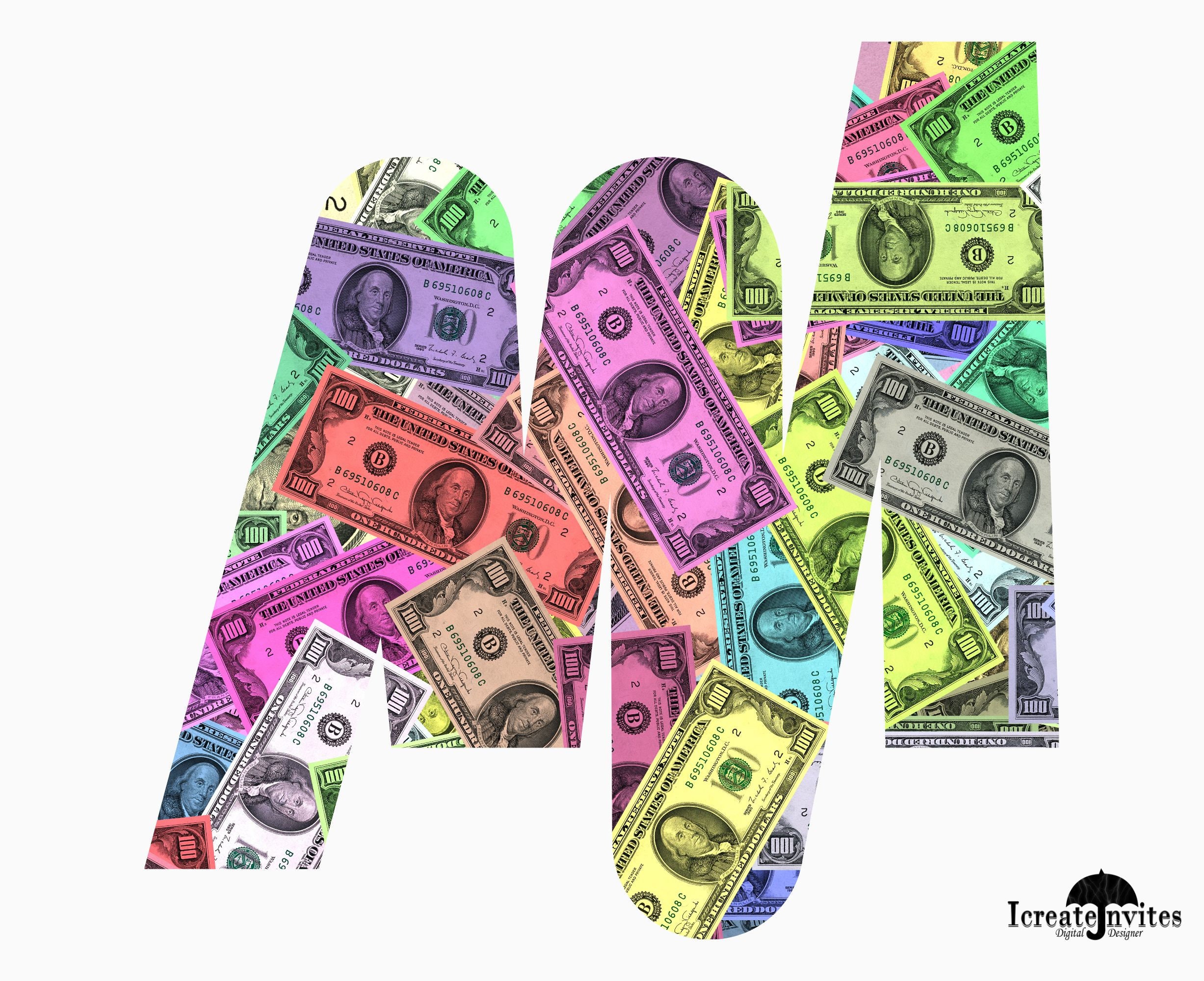 Seamless Dollar Bill Money Background Digital Paper - Etsy