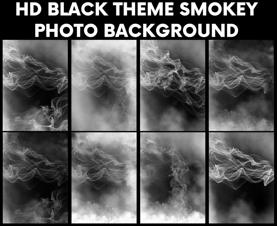 Smokey Photo Backgrounds, Smoke Photo Backdrops, Portrait Textures ...