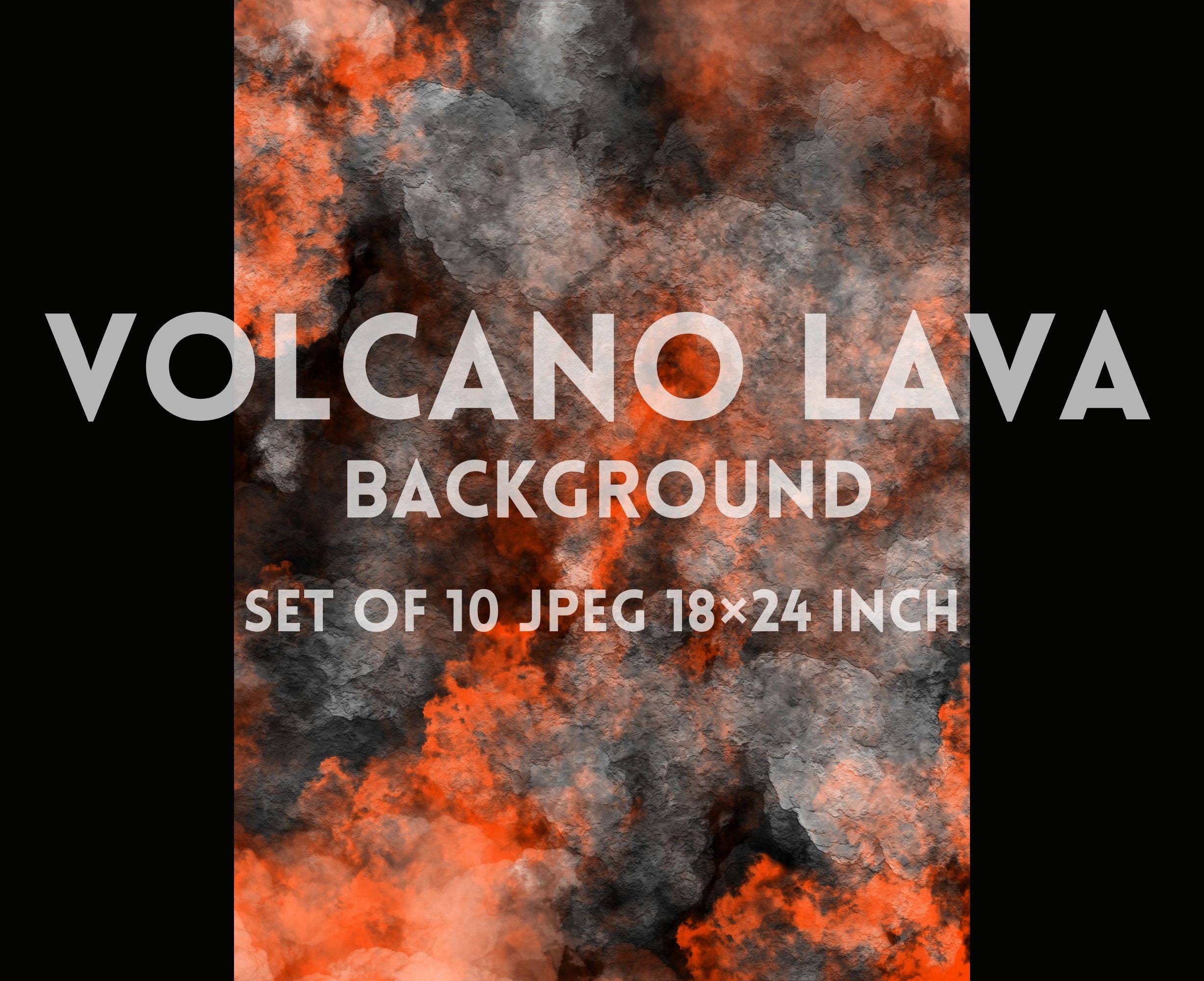 Volcano Lava Backgrounds Photo Backdrops Portrait Textures - Etsy