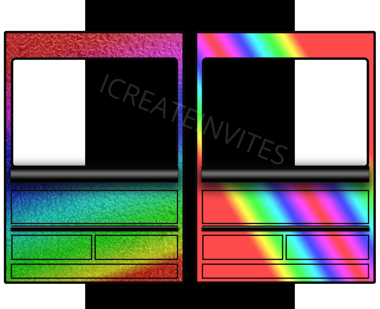 Blank Trading Card Template Empty Mtg Proxy Cards Transparent ...