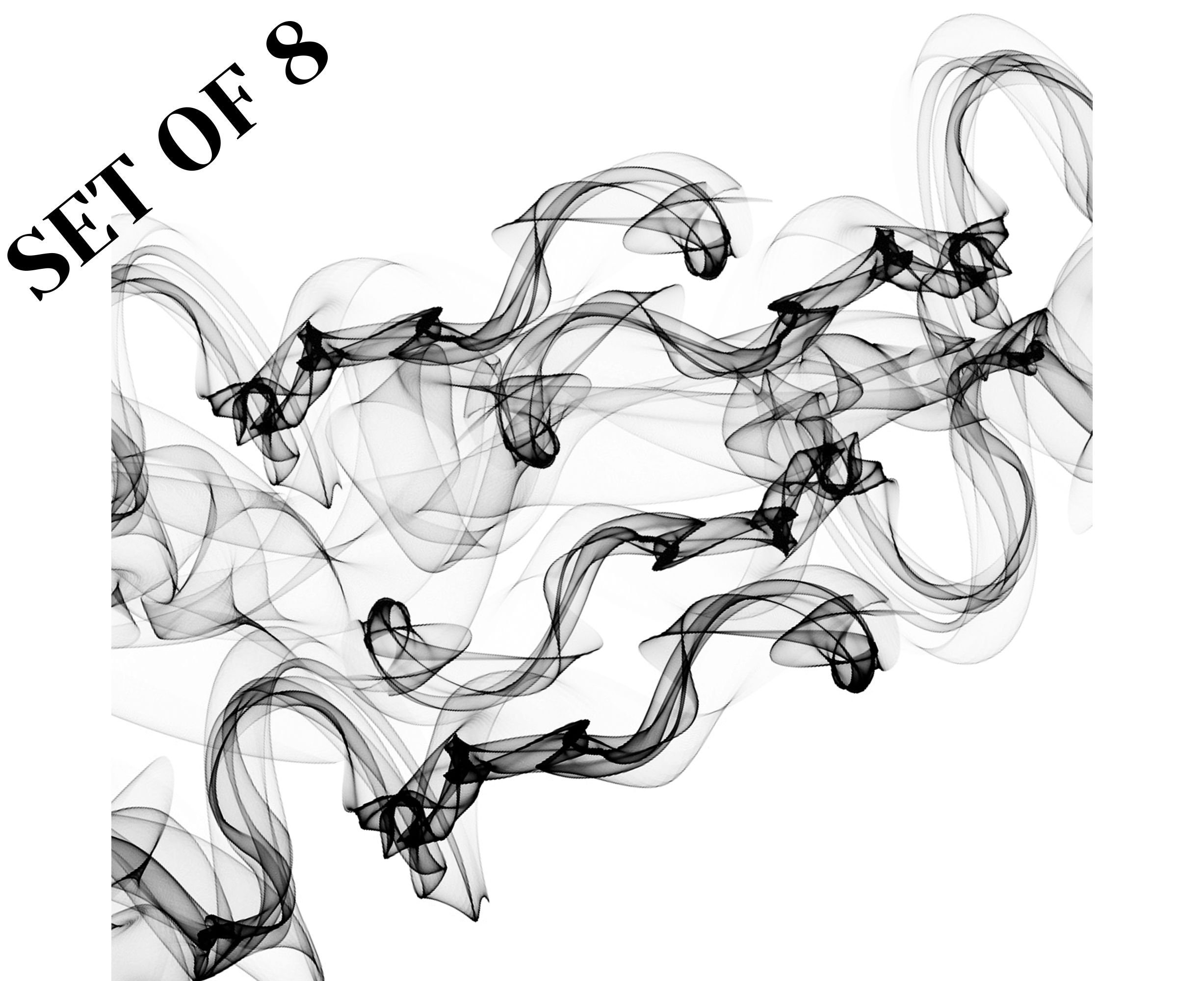 Fondo Transparente De Humo Negro Png De Humo Aislado Vectorial.
