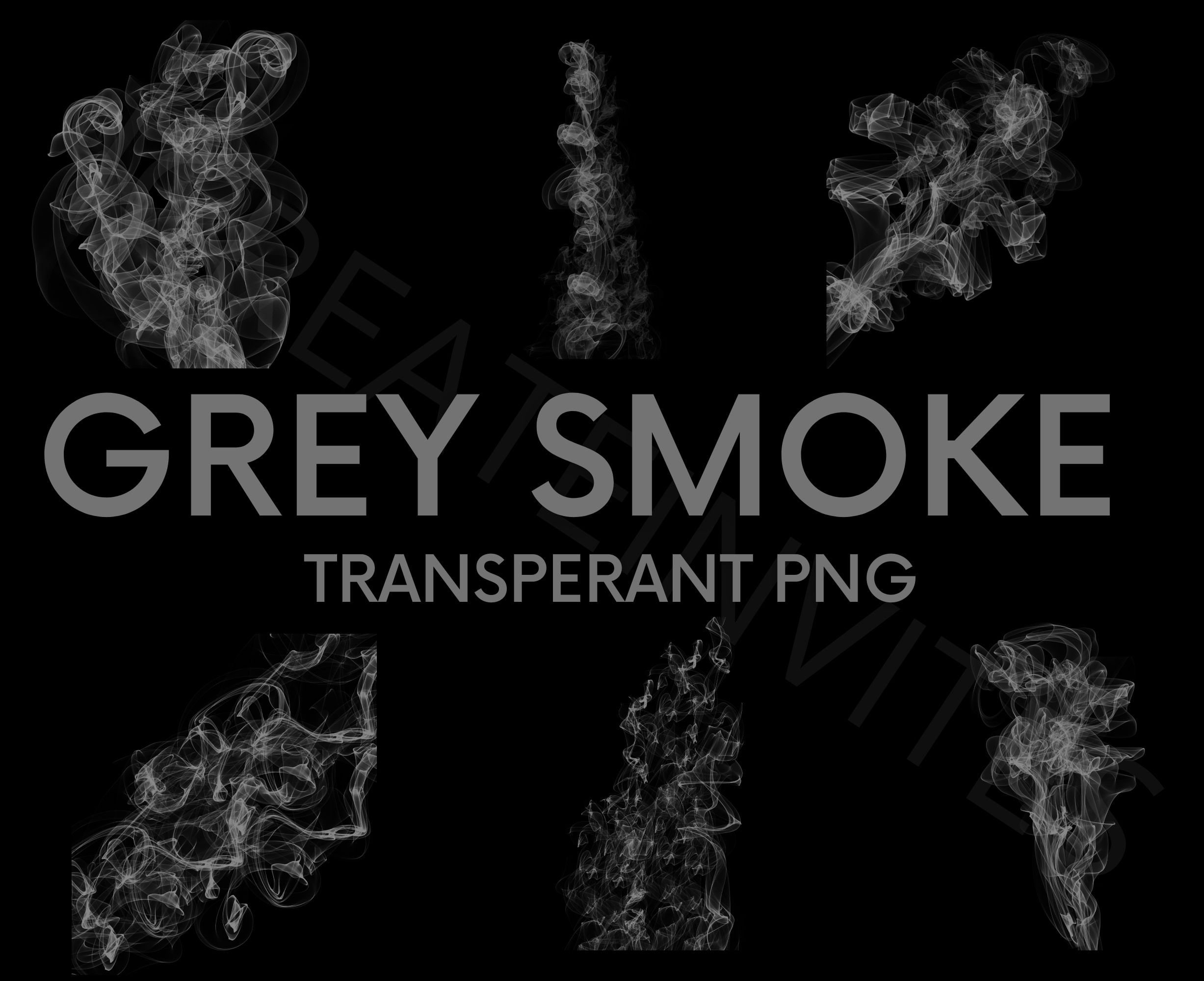 Gray Smoke Png Tumbler Sublimation Overlay Bundle Transparent ...