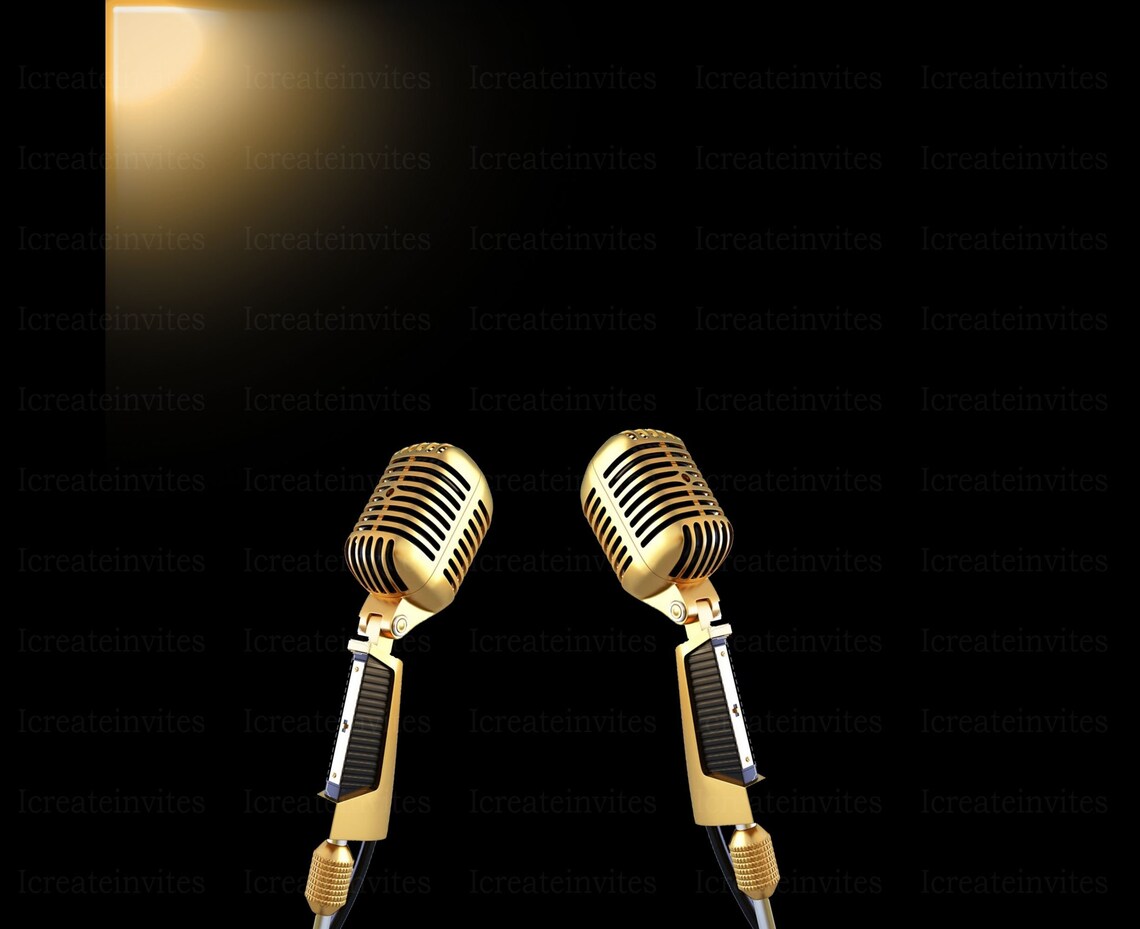 Music Overlay Png Singing Concert Transparent Overlays Png Set - Etsy
