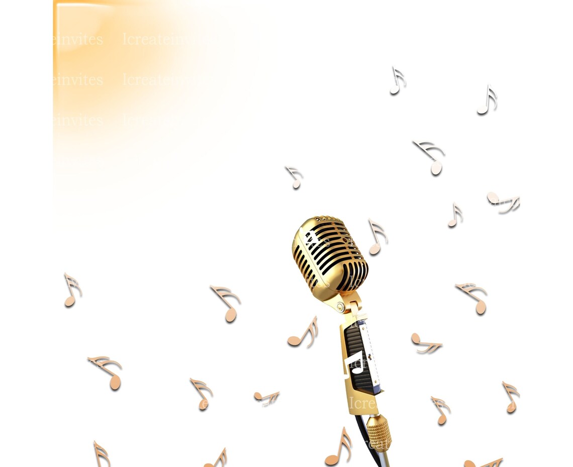 Music Overlay Png Singing Concert Transparent Overlays Png Set - Etsy
