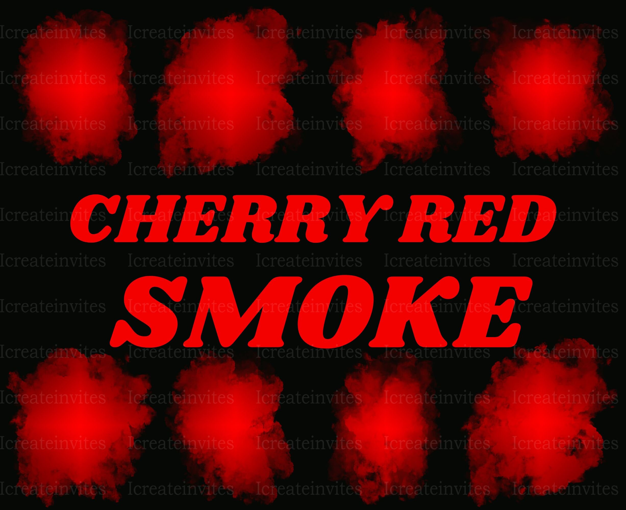 Red Smoke Overlay for Photography and Print on Demand Transparent ...