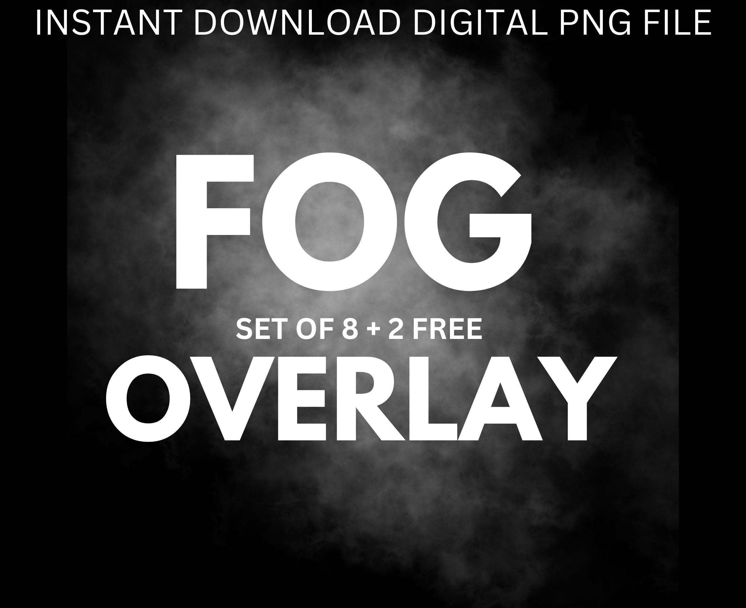 Fog Overlay Photo Editing Graphics Transparent Background Png - Etsy