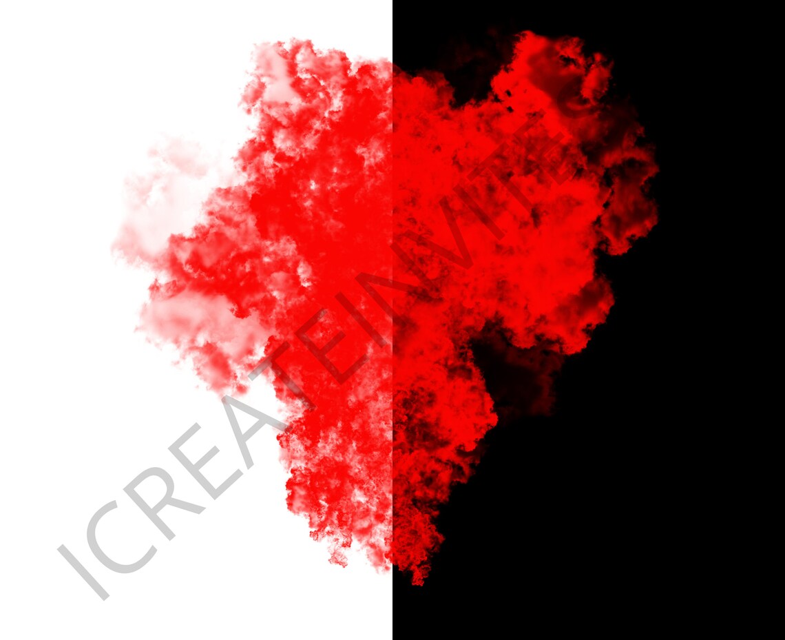 Red Smoke Cloud Overlay Bundle Transparent Background Png File - Etsy