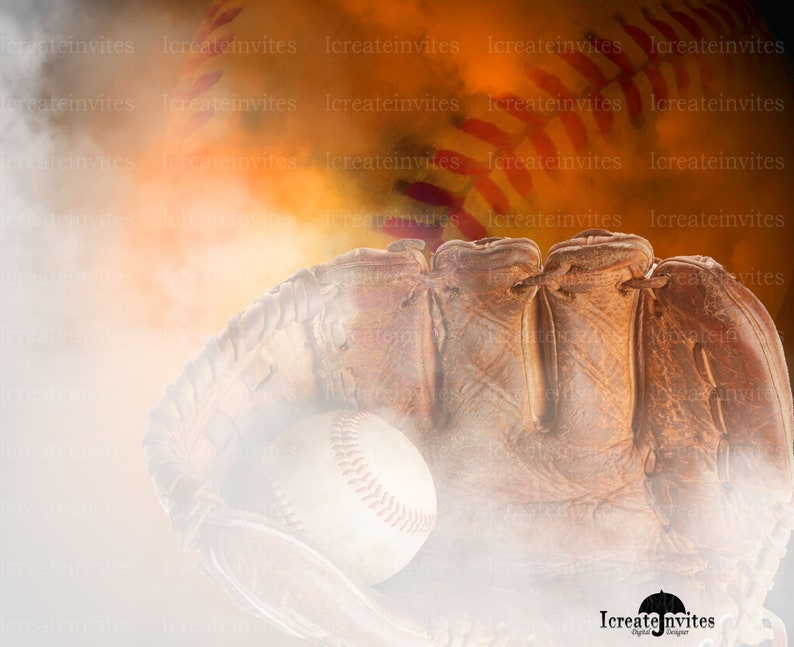 Baseball Backdrops Smoky Sports Background Sports Backgrounds Digital ...