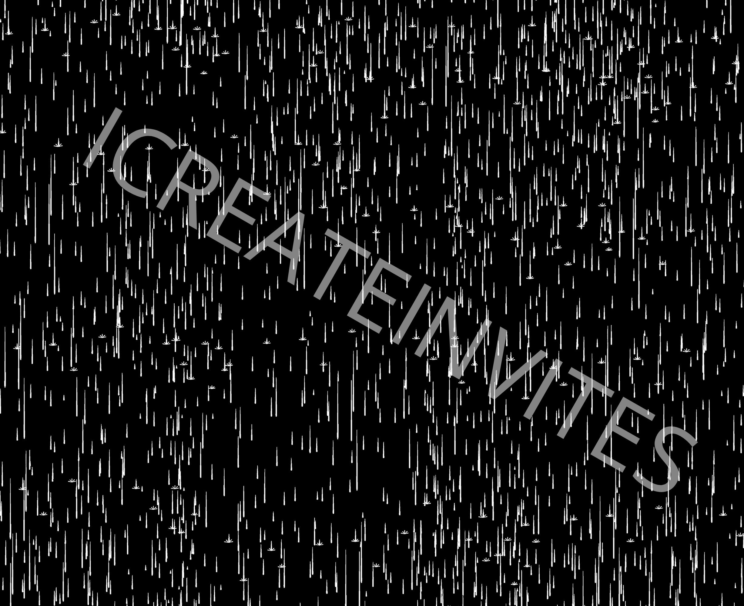 Falling Rain Overlay Rain Png Transparent Background - Etsy