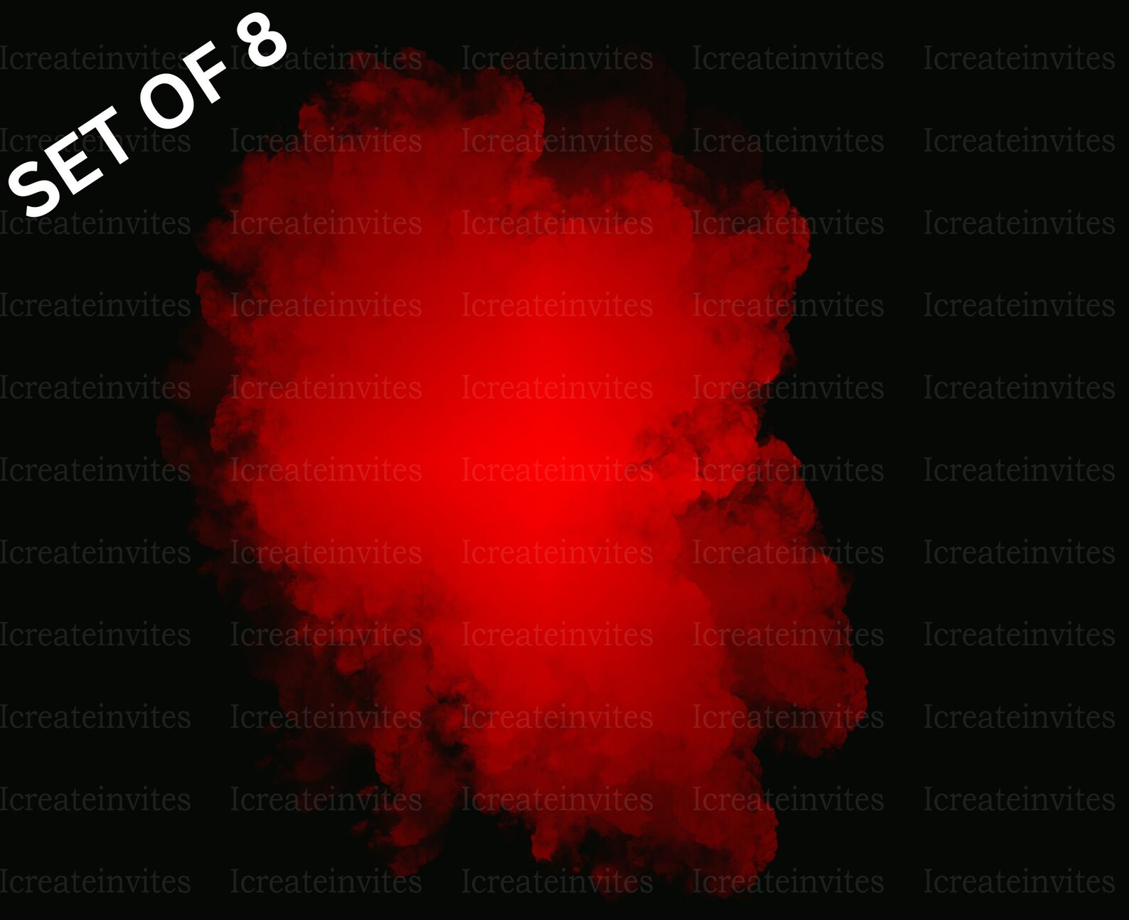 Red Smoke Overlay for Photography and Print on Demand - Etsy