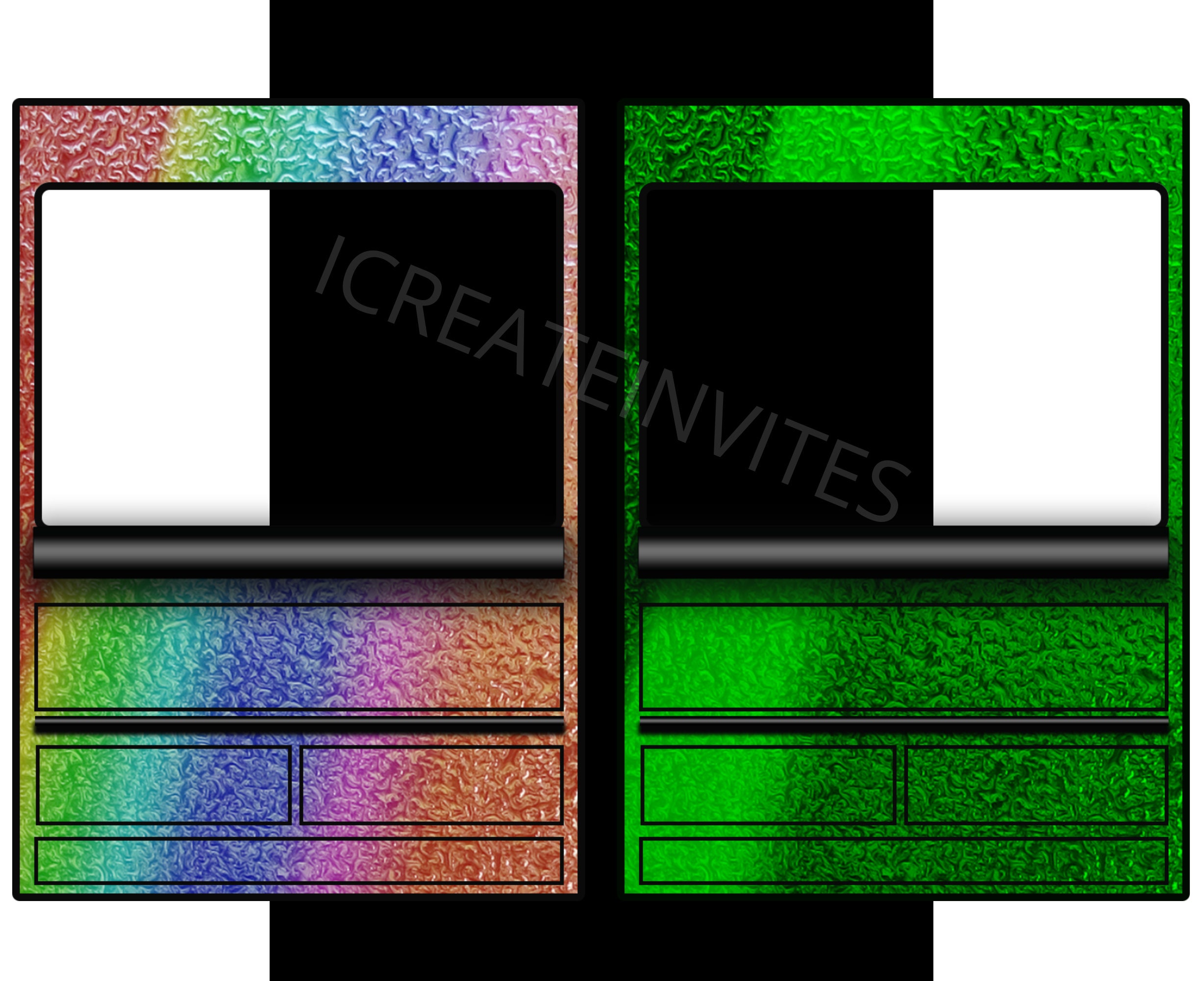 Blank Trading Card Template Empty Mtg Proxy Cards Transparent ...