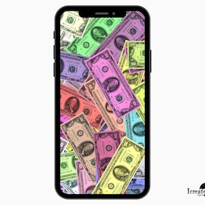 Multicolor Dollar Bill Money Digital Paper Jpeg - Etsy
