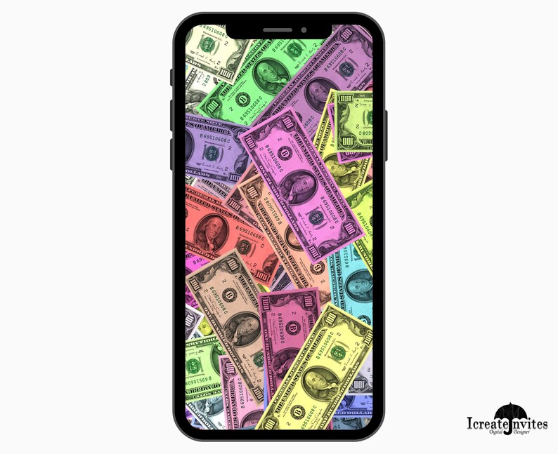 Multicolor Dollar Bill Money Digital Paper Jpeg - Etsy