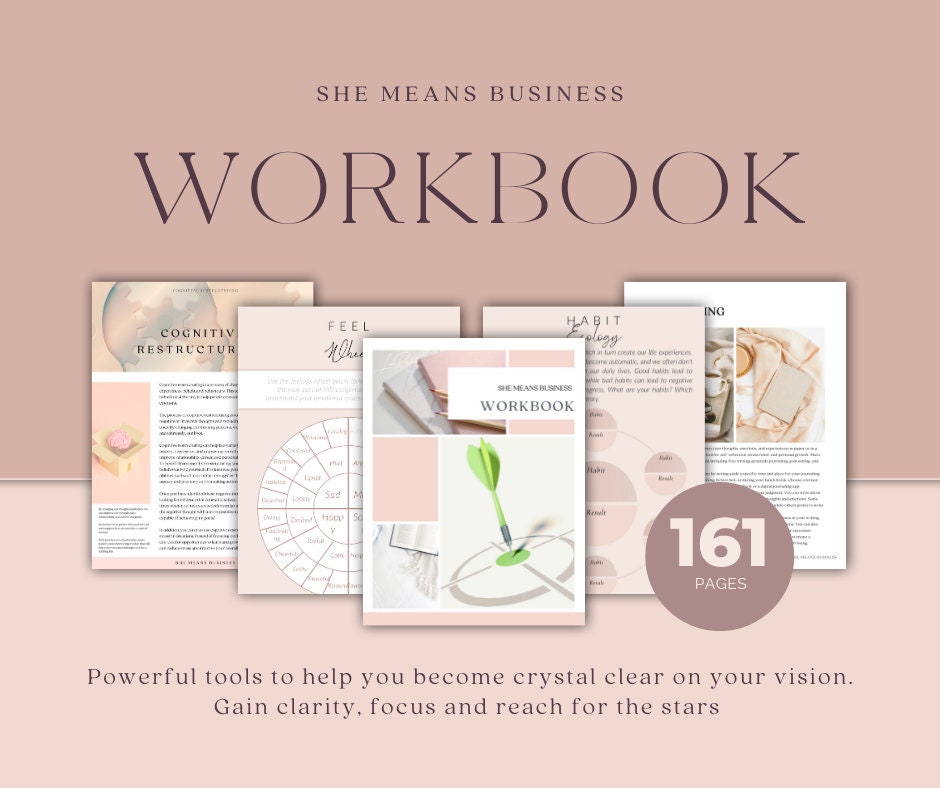 Personal Development Workbook Align Vision, Habits & Goals. She Means ...