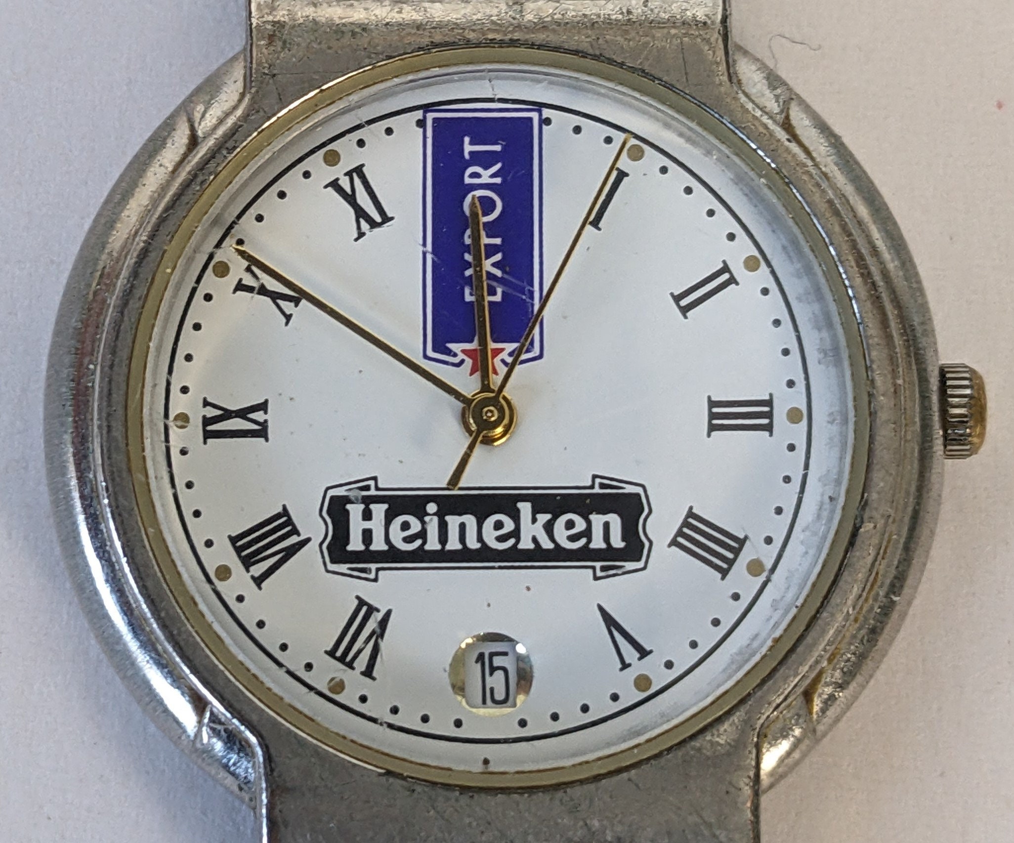 Vintage Heineken Export Beer Advertising Watch Not Working for Spares ...