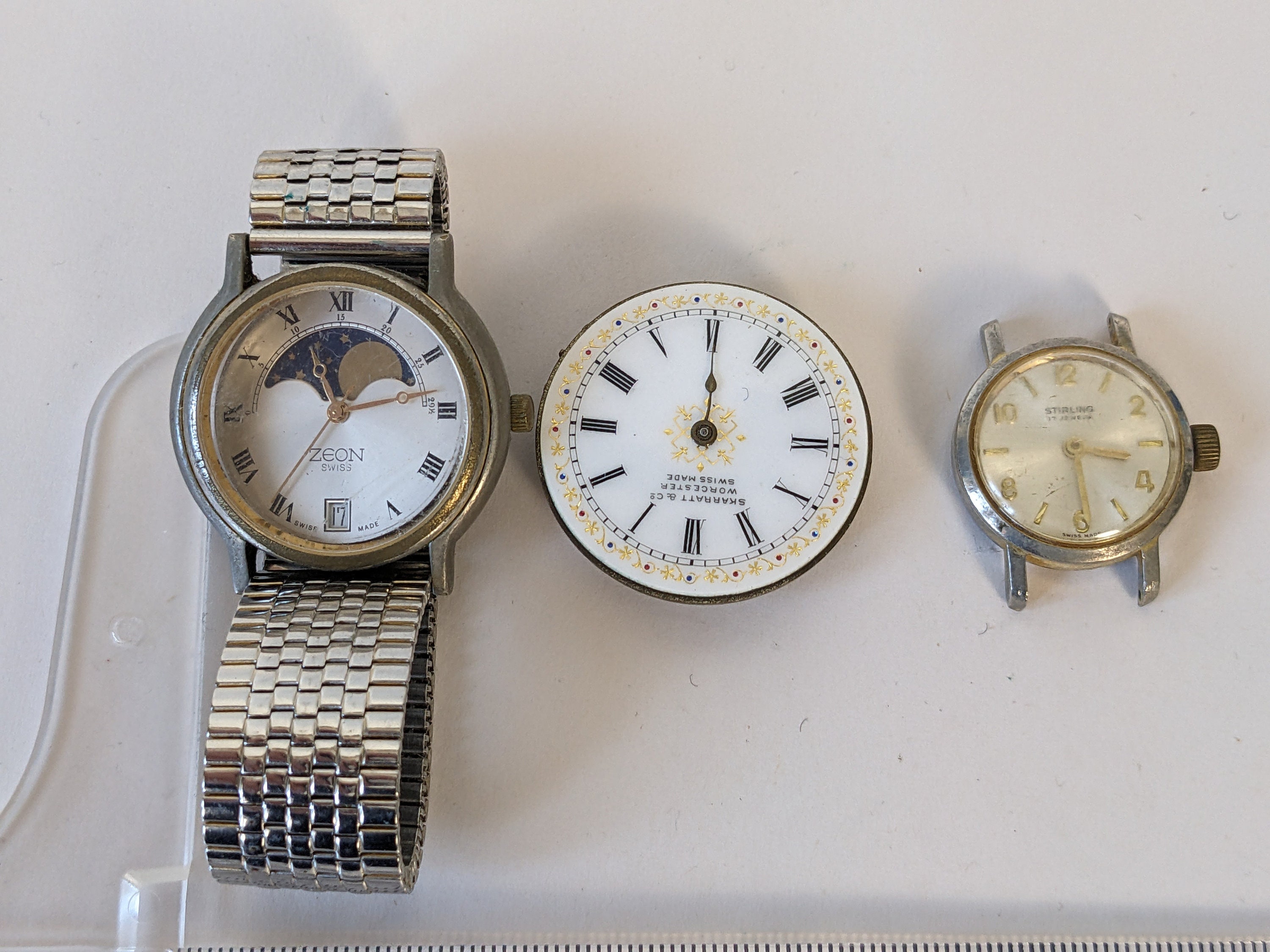 Job Lot of 3 Antique and Vintage Swiss Watch Movements for Spares ...