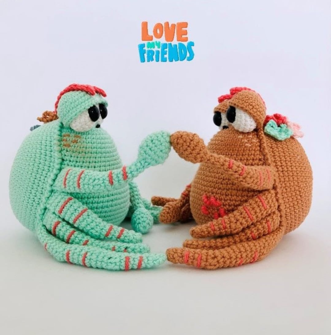 Crochet Pattern, Pepito Amigurumi Crab, Cherrycrochett. Crochet Toy as ...