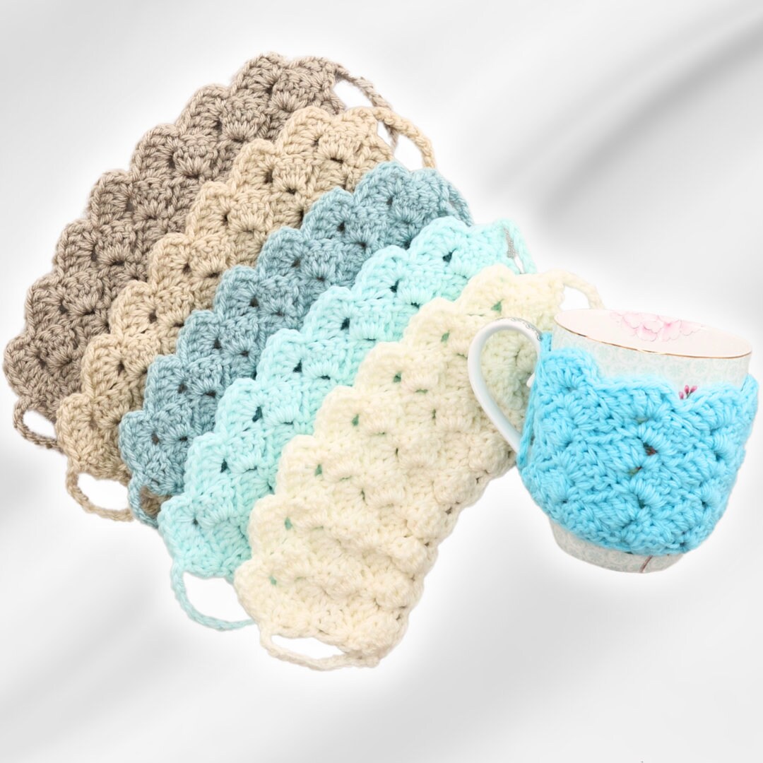 Easy Crochet Coffee Mug Cozy Pattern: Beginner DIY Project (PDF Pattern ...