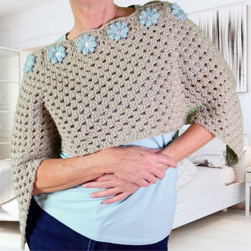Granny Square Poncho - Etsy