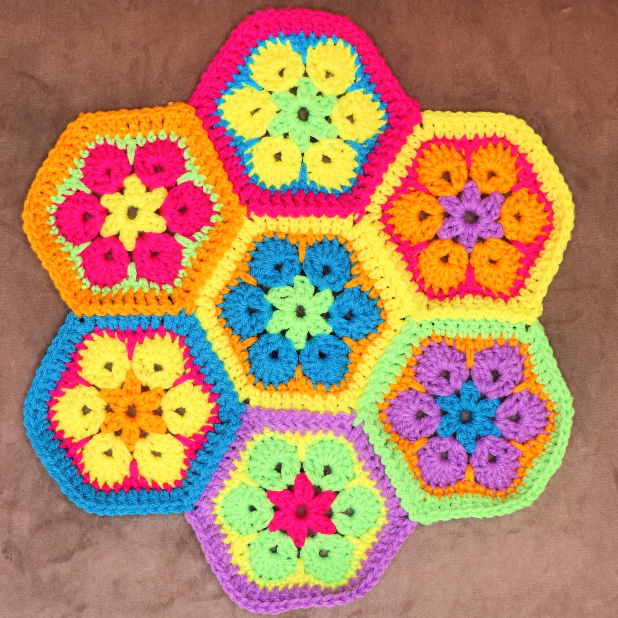 How to Crochet African Flowers & JAYGO - Etsy