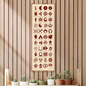 Unframed, Symbols of the World Art, Timeless and Unifying Symbolic Art ...