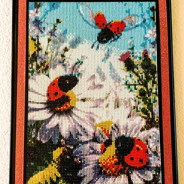 Ladybug Painting - Etsy