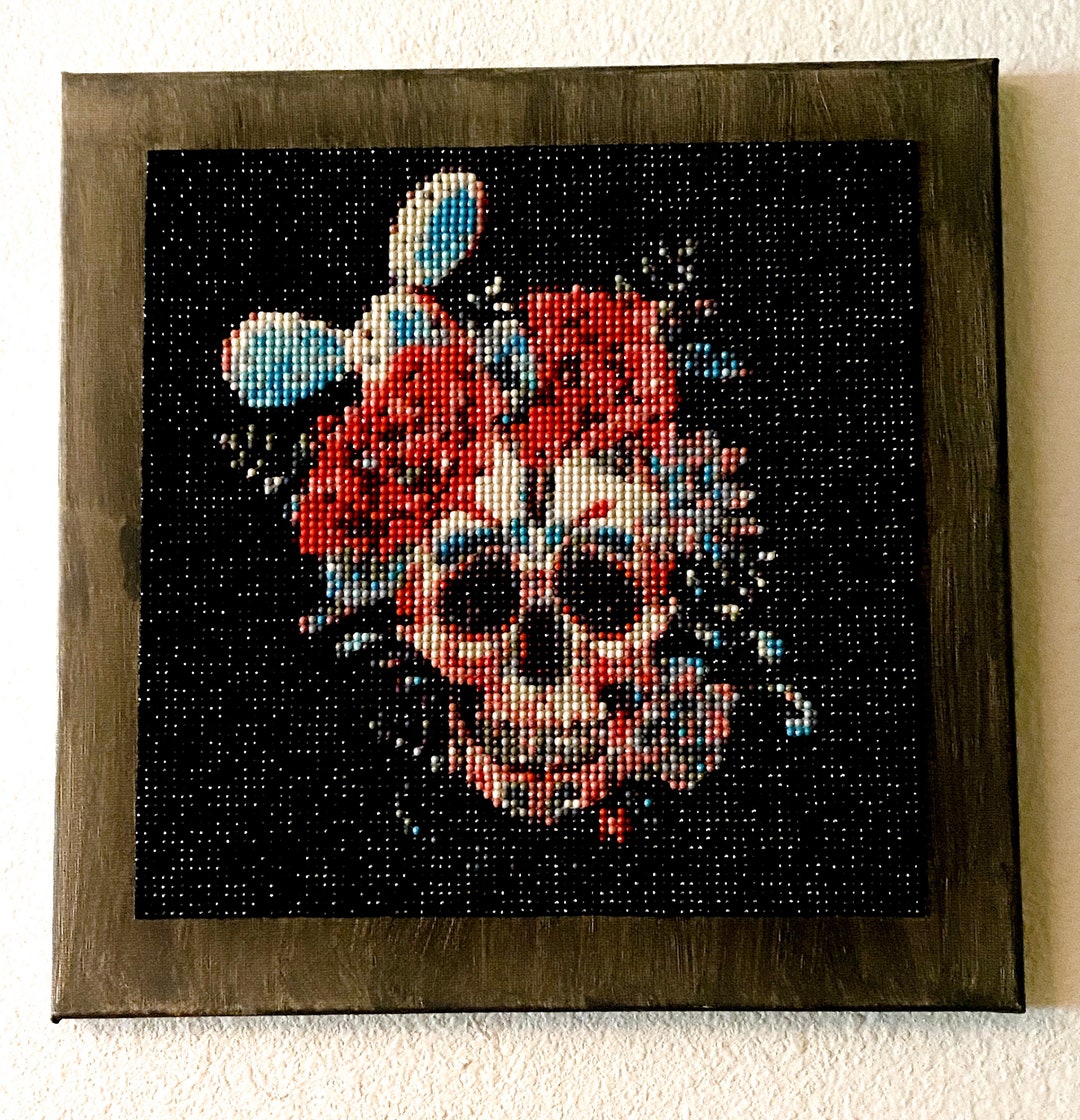 Diamond Painting Sugar Skull - Etsy