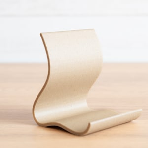 Wooden Phone Holder, Minimalist and Modern Phone Holder, Desk Organizer ...