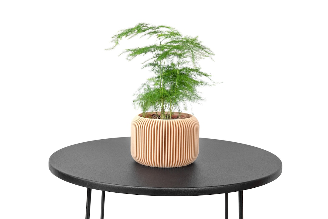 Planter / Flowerpot Design and Original Japan - Light Wood Print ...