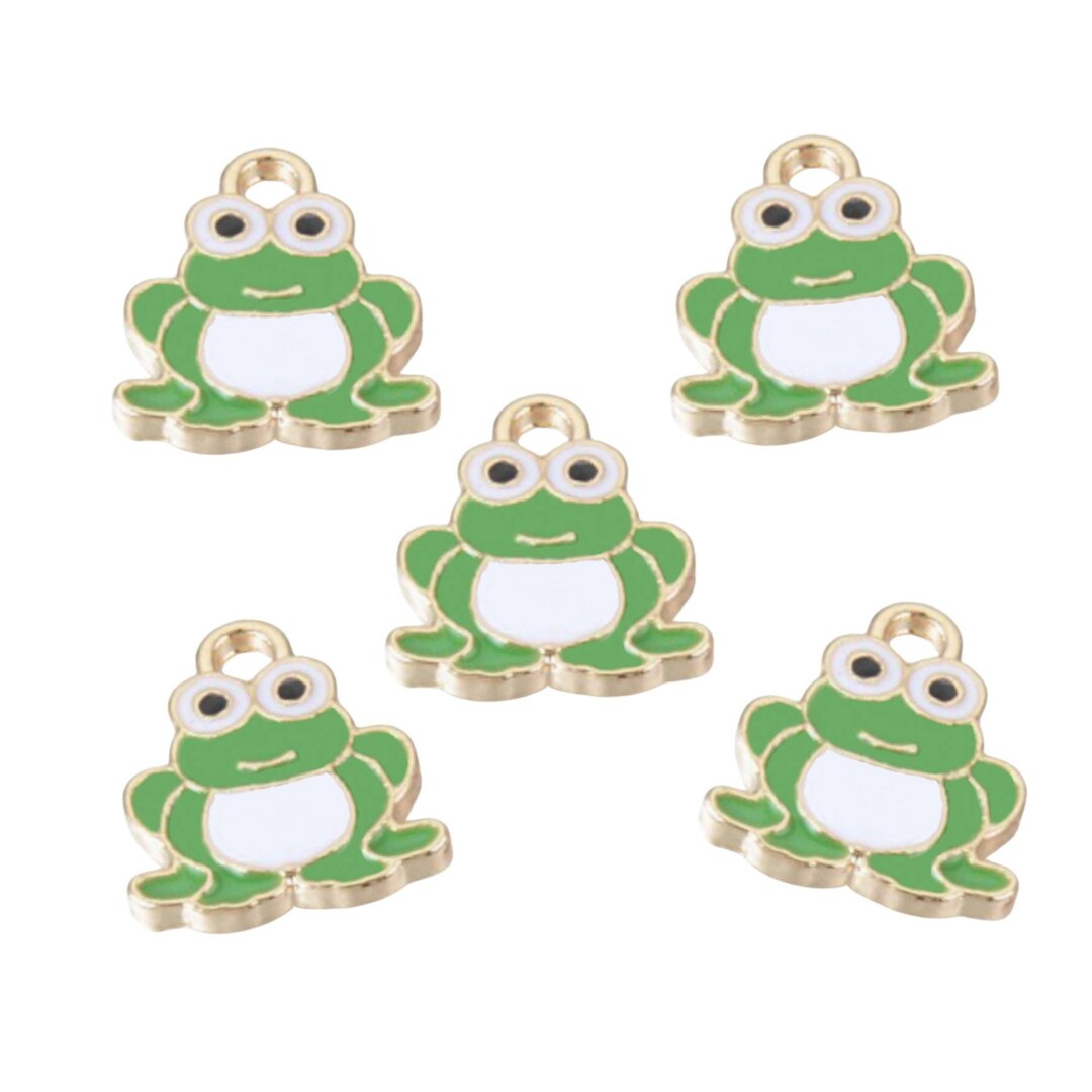Frog Charms Cute Charms for Jewellery Making Funky Frog - Etsy