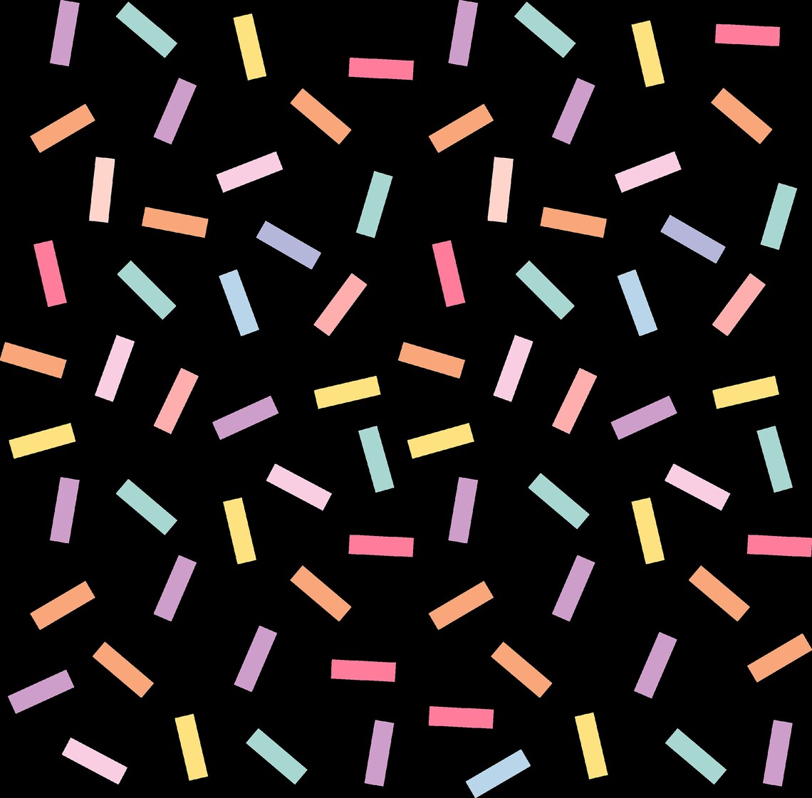 Confetti Digital | Confetti Border | Invitation Clipart | Party Clipart ...