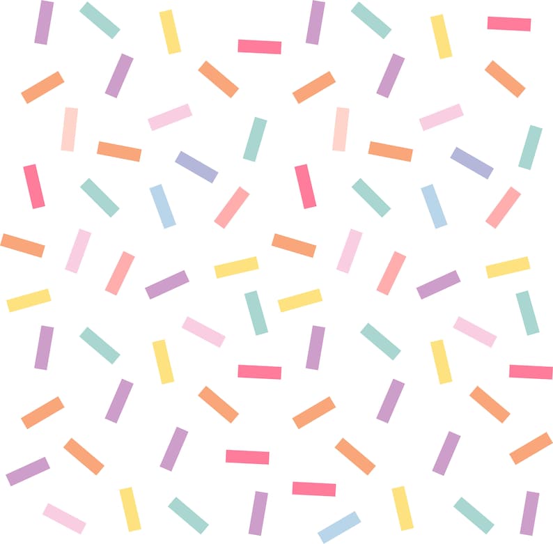 Confetti Digital | Confetti Border | Invitation Clipart | Party Clipart ...