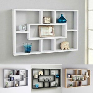 Multi-compartment Stylish Floating Shelf Attractive Space - Etsy