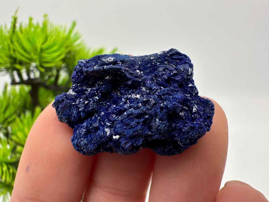Crystallized Azurite-kerrouchen,morocco-blue Azurite Specimen-high ...