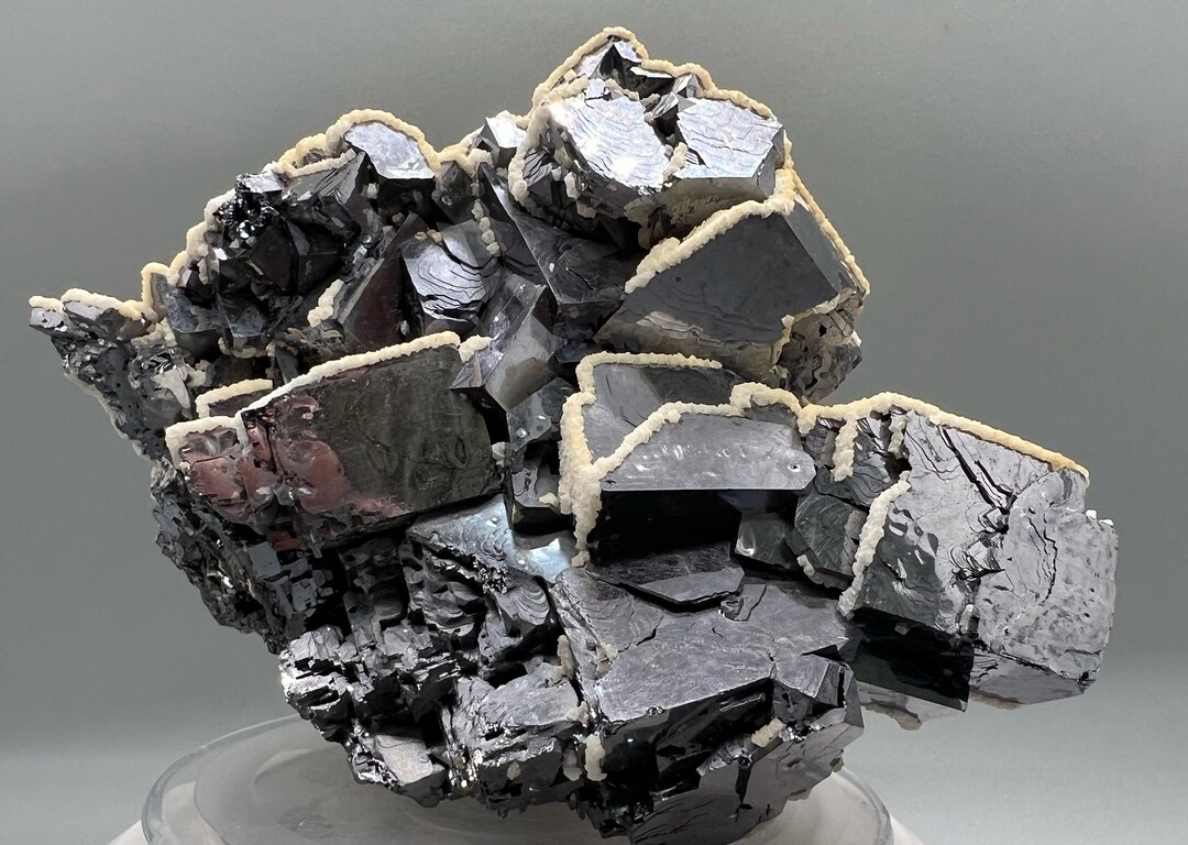 Skeletal Shiny Galena With Calcite and Dolomite - Krushev, Bulgaria - Etsy