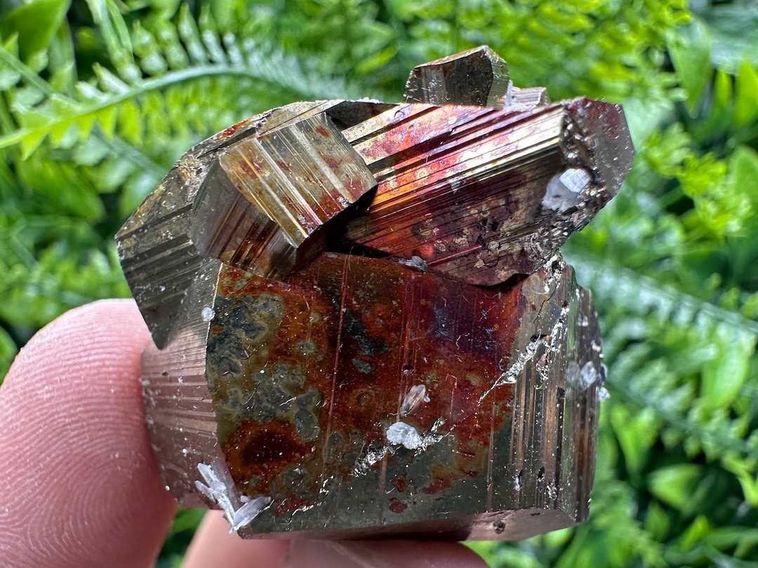 Amazing Rare Red Pyrite Iron Oxide Unique and Very Rare Pyrite With ...