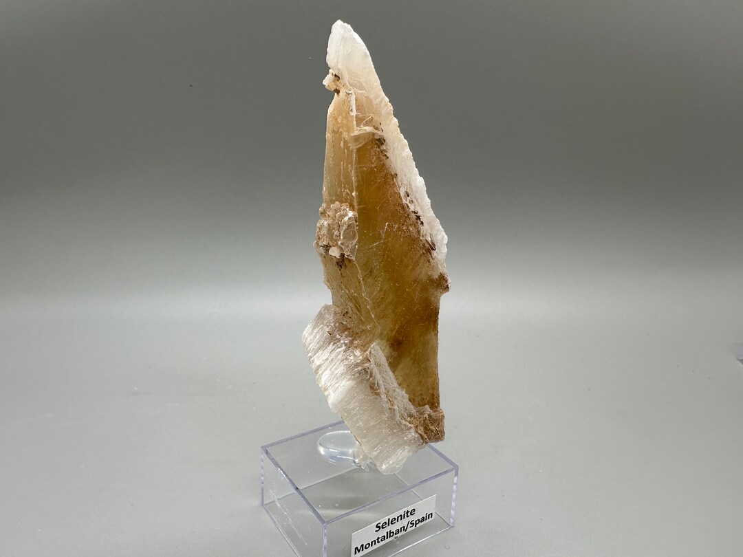 Golden Phantom Selenite Slab: Raw Utah Fishtail Selenite - Etsy