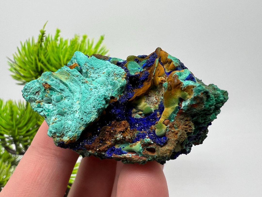 LARGE Crystallized Azurite-kerrouchen,morocco-blue Azurite Specimen ...