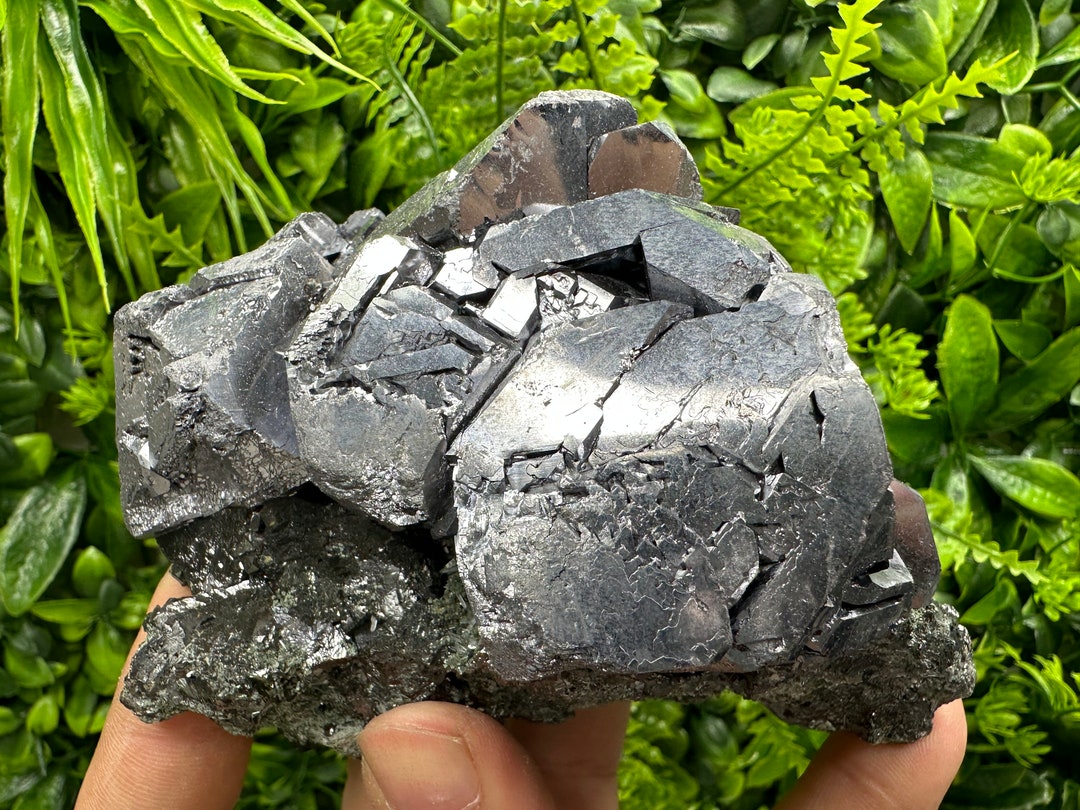 Amazing Top Skeletal Shiny Silver GALENA Perfect Condition Natural ...