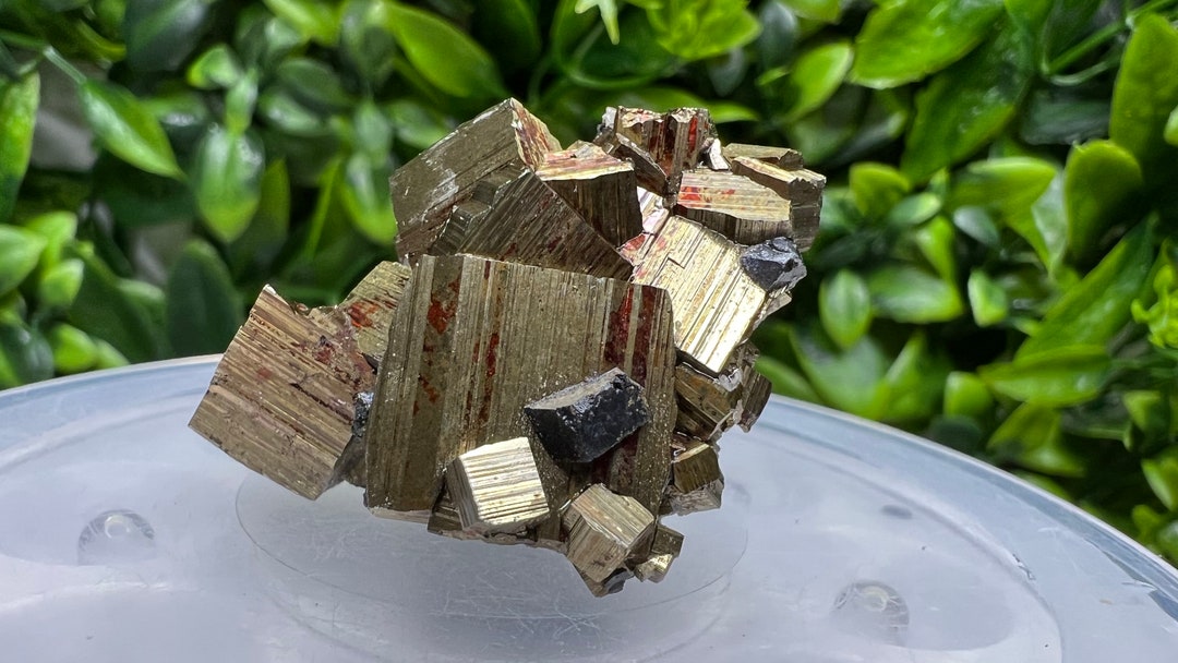 Amazing Rare Red Pyrite Iron Oxide.unique and Very Rare Pyrite With ...