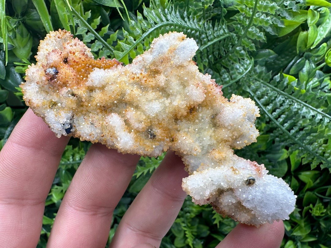 Amazing Piece Quartz Chalcedony Whit Iron Oxide Chalcopyrite and Pyrite ...