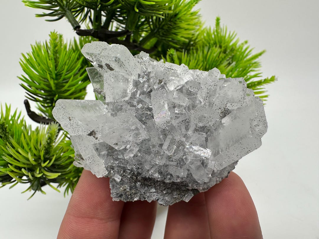 Stunning Transparent Barite Whit Micro Crystal Marcasite,androvo Mine ...