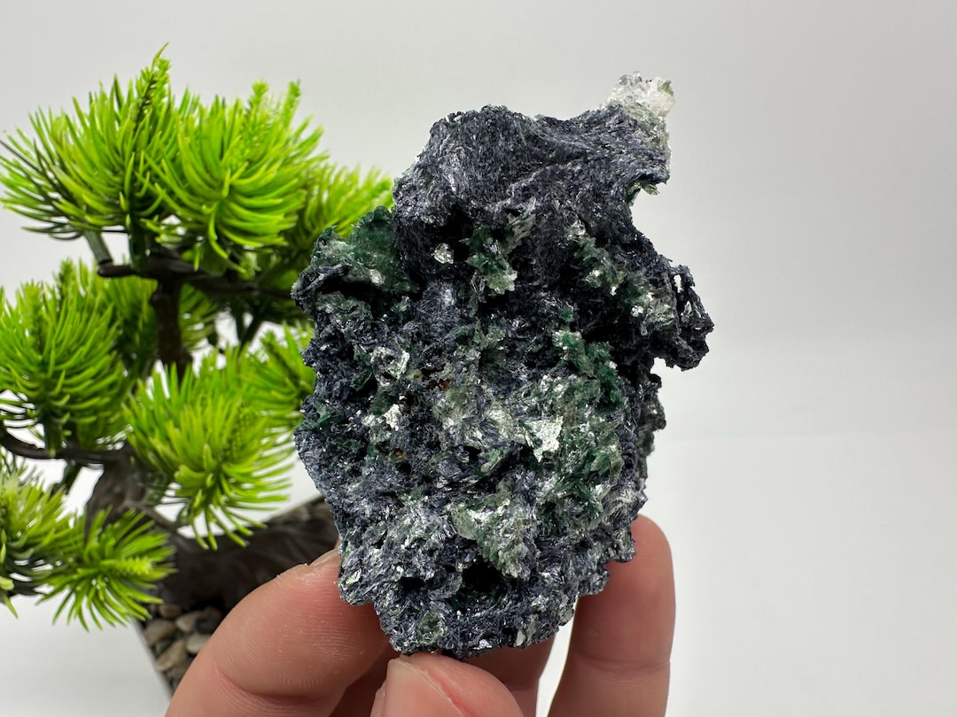 Rare Glaucophane Mineral Specimen, Italy - Etsy