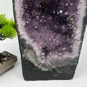 Natural Amethyst Geode Crystal Quartz Cluster Home Decoration Dream ...