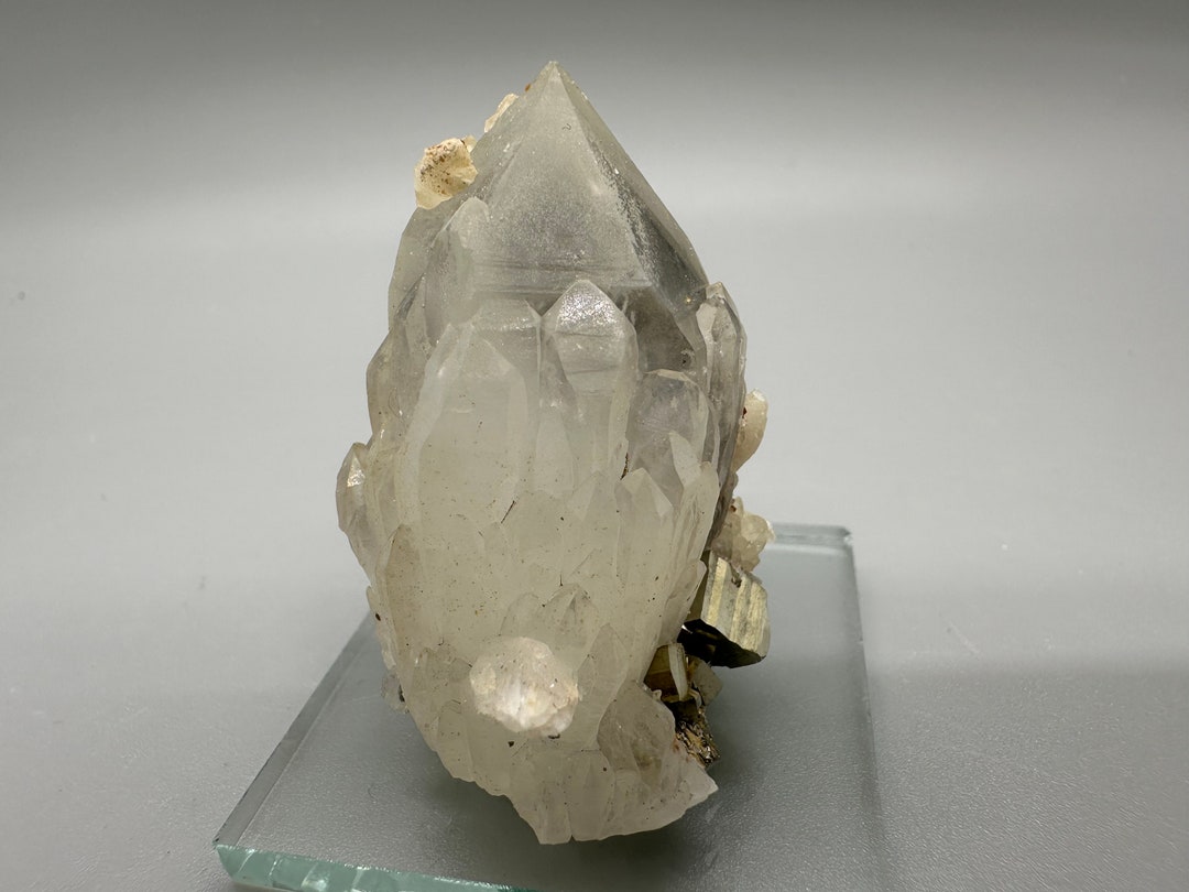 Stunning Pyrite on Quartz Whit Chlorite,calcite,from Djurcovo Mine Laki ...