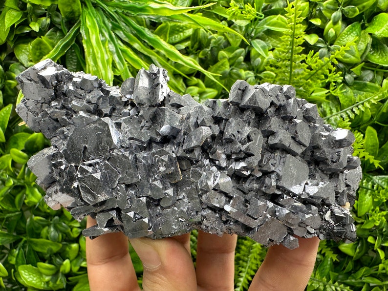 Skeletal Galena Crystal, Shiny Mineral Specimen - Etsy