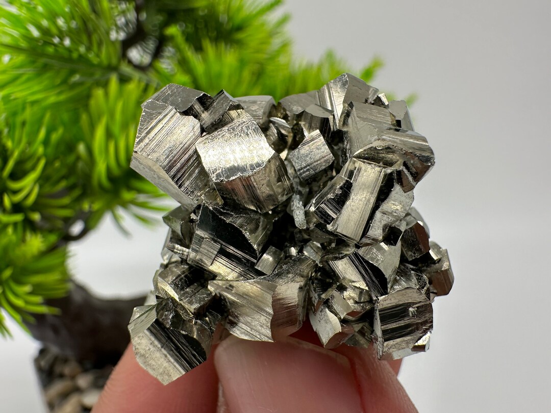 Stunning Rare Morphology Pyrite, Natural Minerals Souvenir Crystal Home ...