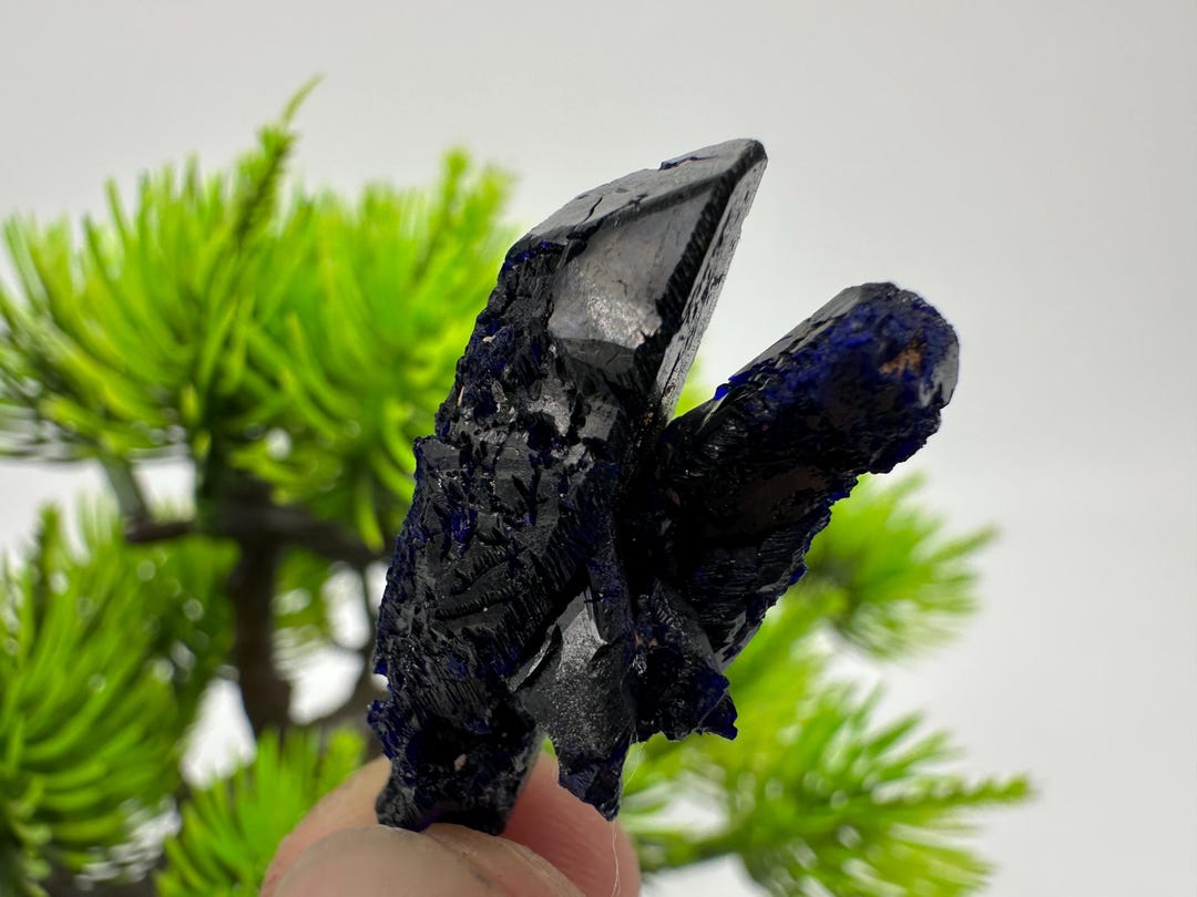 Crystallized Azurite-kerrouchen,morocco-blue Azurite Specimen-high ...
