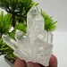 Stunning UV Fluorescent Calcite on Transparent Quartz Whit Chlorite ...